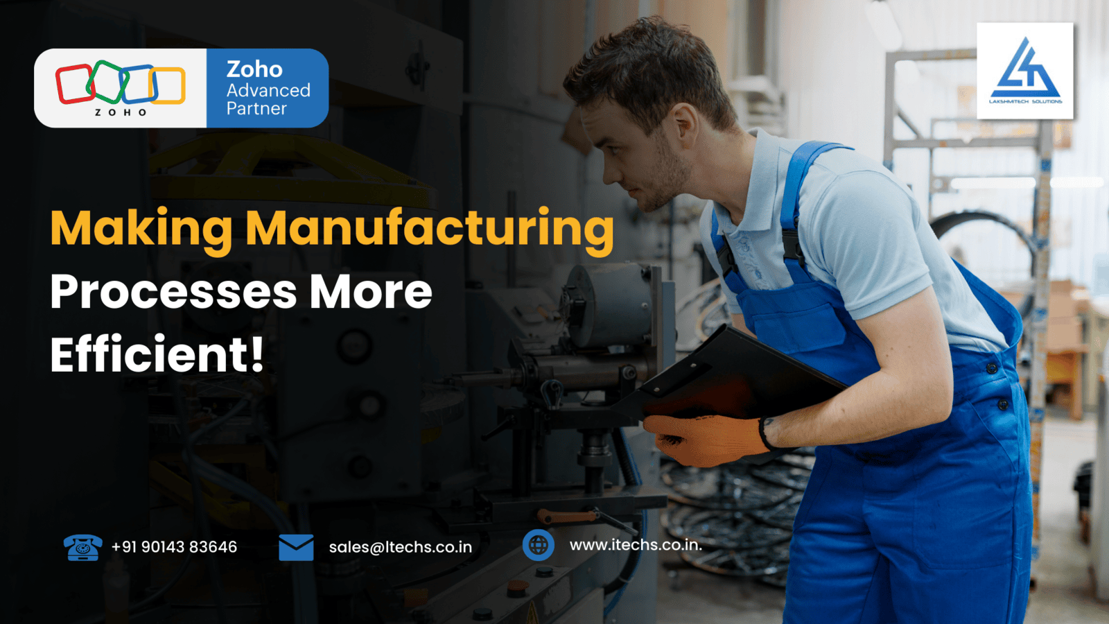 Boost Manufacturing Efficiency with Zoho - LTechs